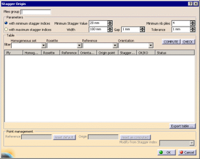 Adding a Stagger Origin Point